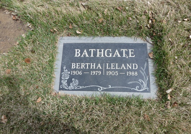BATHGATE Bertha & Leland